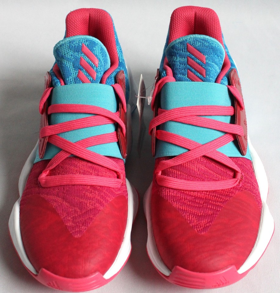 adidas Youth Size 7 Harden Vol. 4 J Basketball Shoe Real Pink/Bright ...