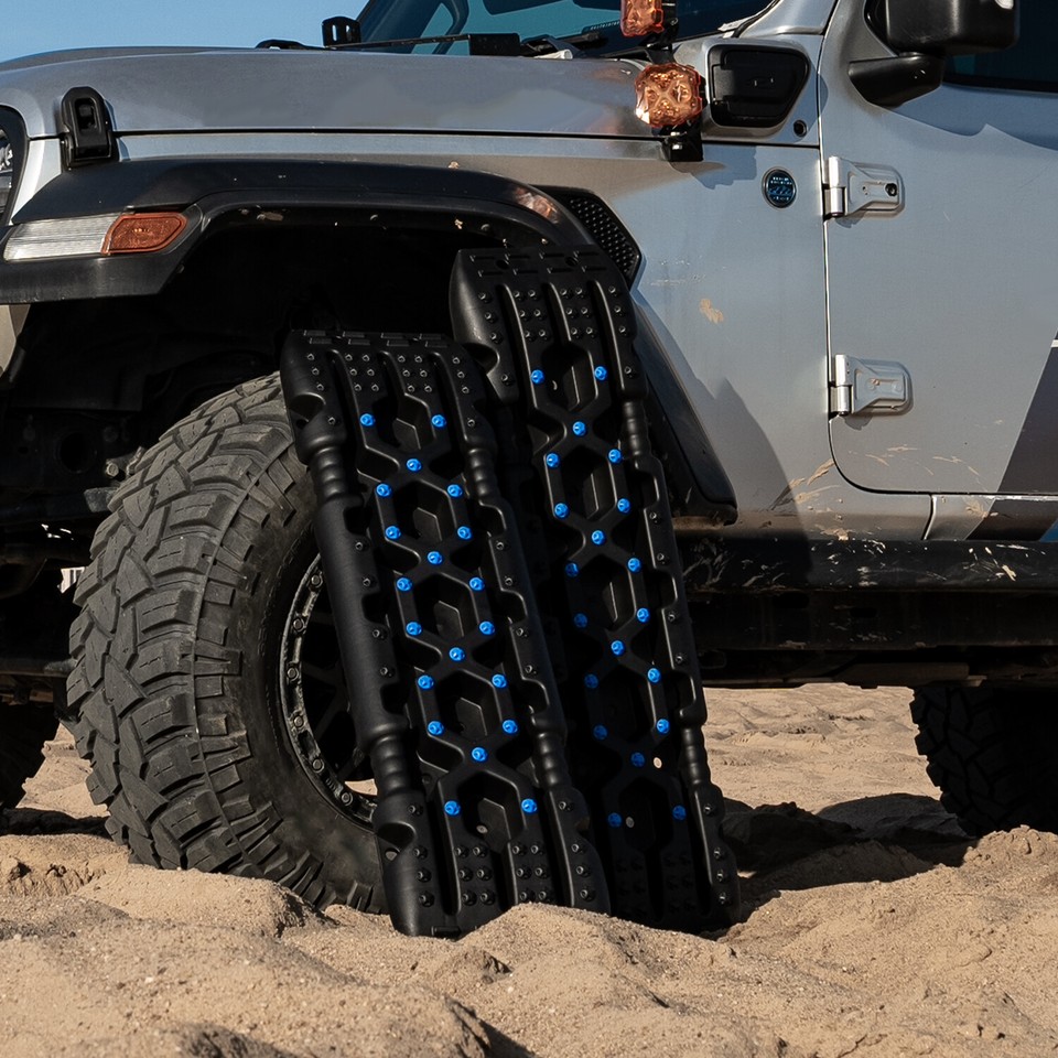2PCS NEVERLAND Off Road Recovery Traction Boards Tire Ladder for 4WD ...
