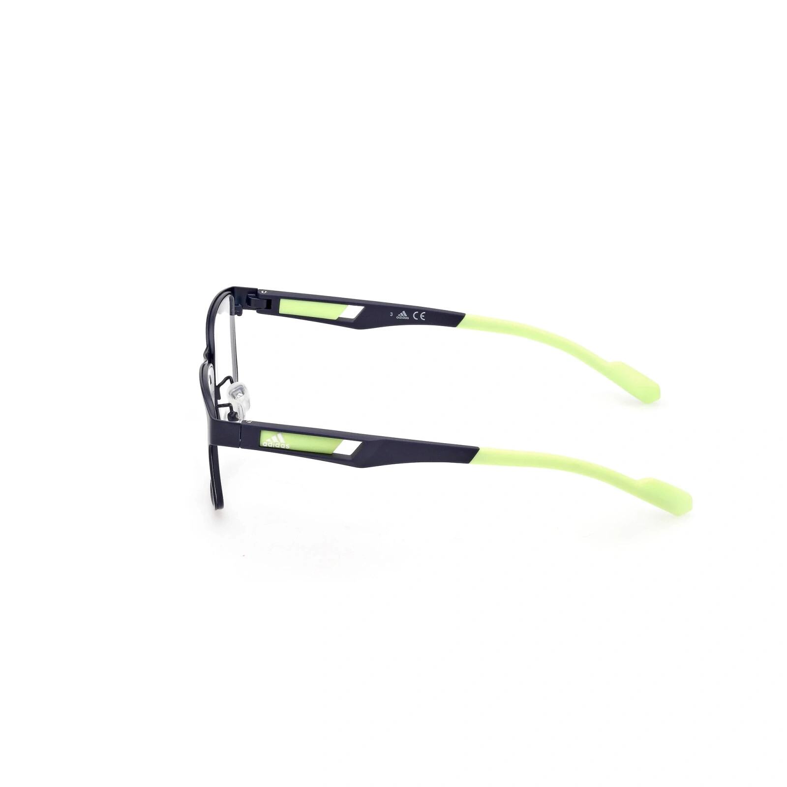 Adidas SP5034 091 Bue/ Neon Square Metal Optical Eyeglasses Frame 55-17 ...
