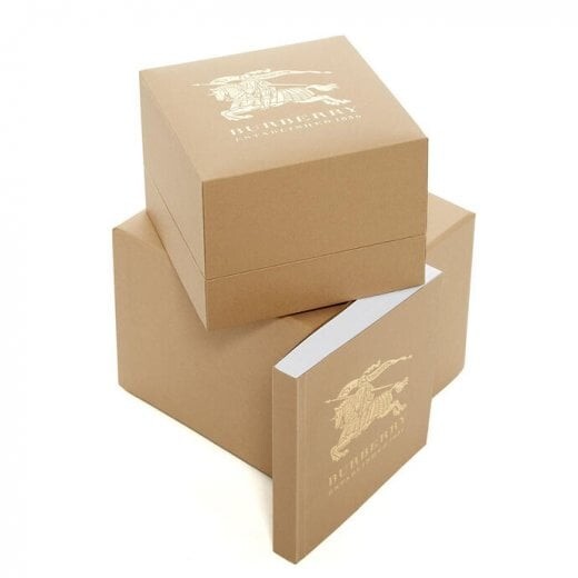 Burberry Ladies Watch Diamond Check Stamped Rose Gold PVD BU9126 | eBay