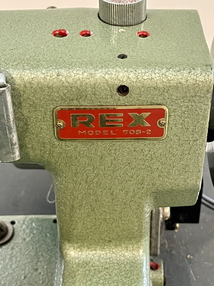 REX Model 708-2 Industrial Portable Blindstitch Sewing Machine With ...
