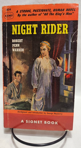 Night Rider by Robert Penn Warren, 1950 1st Printing | eBay