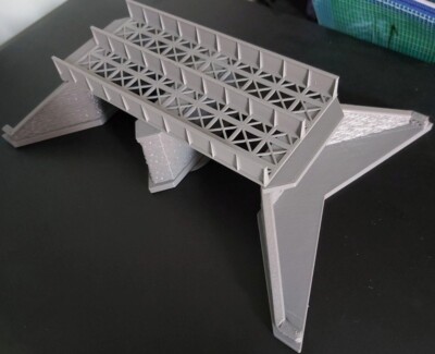 TT120 Gauge Twin Track Bridge Girder Model Railway Track 1 Middle & 2 ...