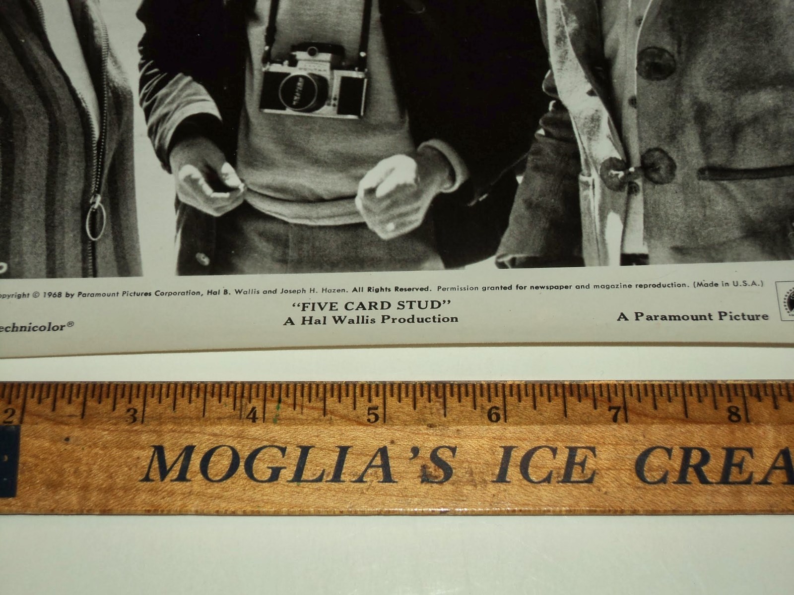 Rare Original VTG 1968 Hal Wallis Paramount Dean Martin Five Card Stud ...