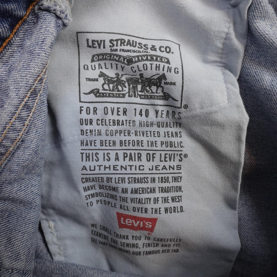 Vintage Levis 560 Jeans Mens 36x34 Blue Denim Loose Fit Tapered Leg ...