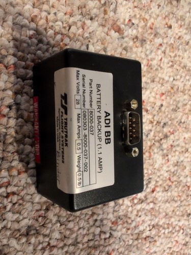 Trutrak Flight Systems (Bendix King) Adi 2g PN #8000-034 With Battery ...
