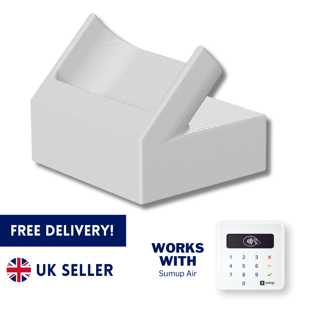 White Holder for Sumup Air Card Reader Stand Simple Clean Style HOLDER ...