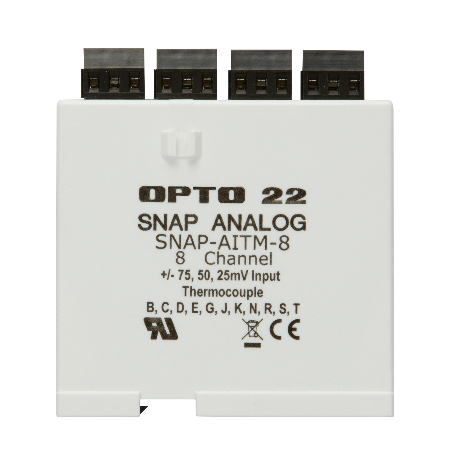 OPTO-22 SNAP-AITM-8 8-Channel Type or Thermocouple or Analog Input ...