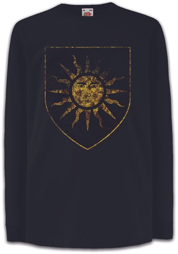 SUN Kids Long Sleeve T-Shirt Nilfgaard Nilfgaardian Logo Empire ...