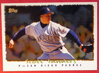 1995 Topps Scott Sanders #025 Cyberstats (Padres) NM+ | eBay