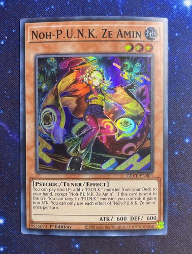 Yu-Gi-Oh! TCG, Noh-P.U.N.K. Ze Amin, The Grand Creators GRCR-EN004 1st ...