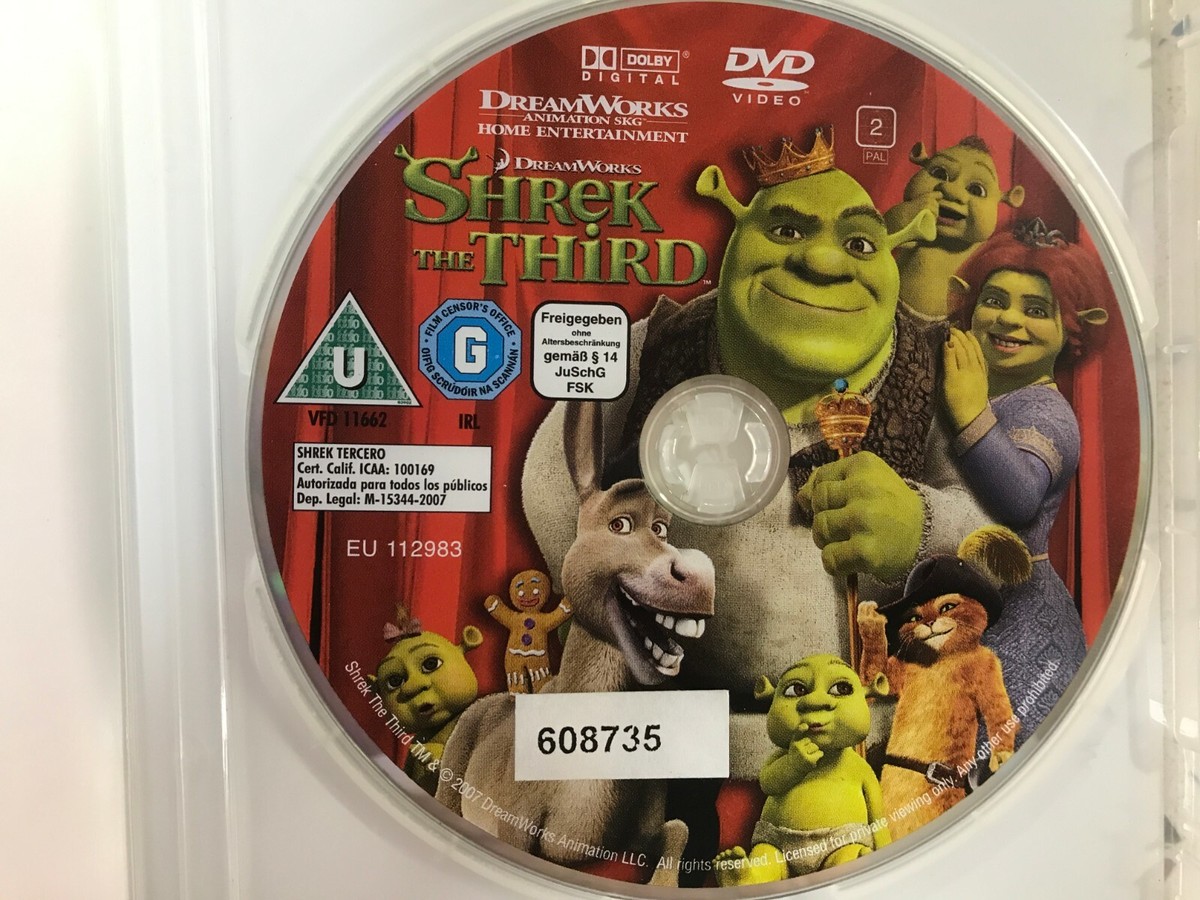 Menú Del Dvd De Shrek Iii