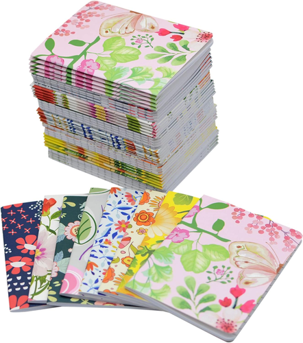 48Pcs Mini Notepads Pocket Notebooks, Happy Journal Small Notebooks ...