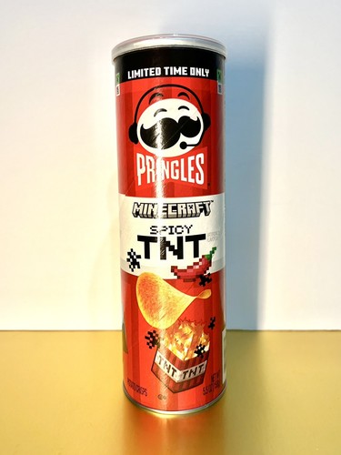 〽️New Limited Edition Pringles Minecraft Spicy TNT Red Pepper Potato ...