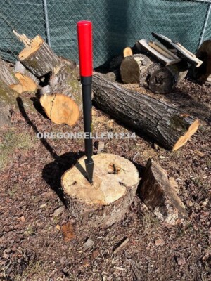 Manual Slide Log Splitting Wedge Wood Log Splitter. High Carbon Steel ...