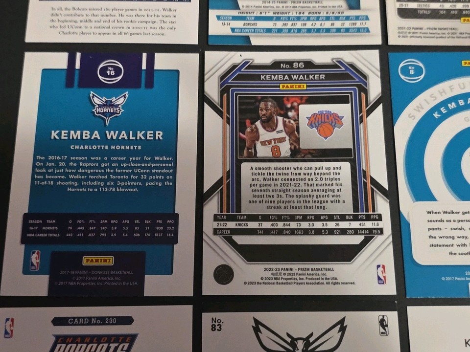 Kemba Walker Lot - 11 Different Cards | eBay