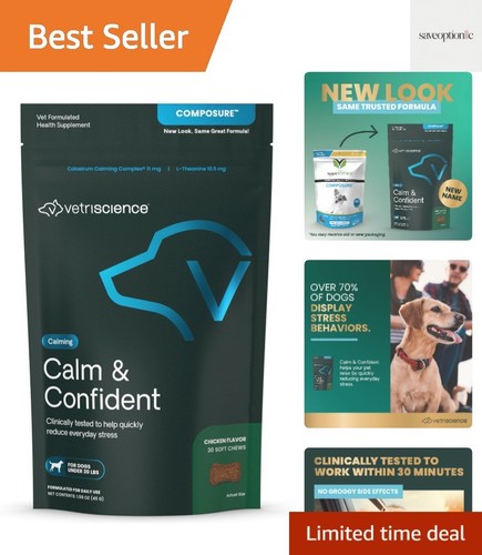 Composure Calming Treats for Small Dogs and Puppies Anxiety, Separation ...