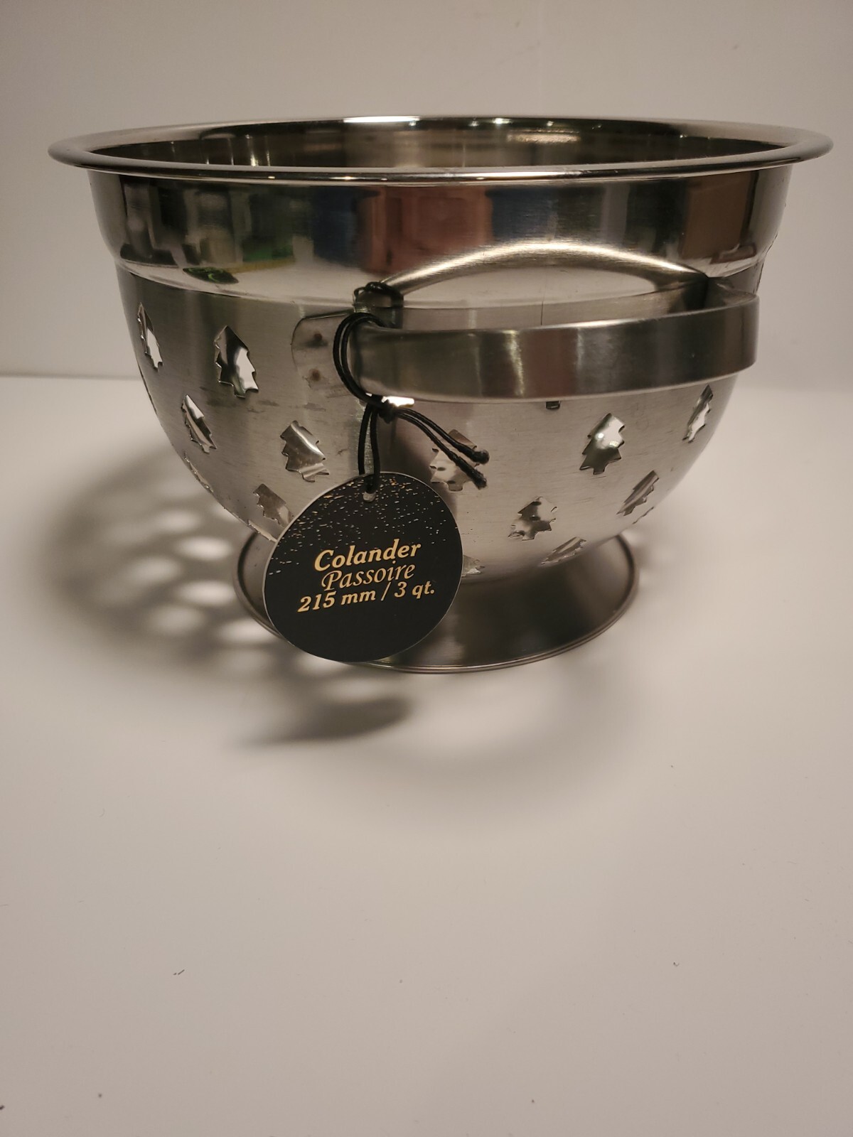 Stainless Steel Colander 3 Quart Christmas Tree Strainer Kitchen | eBay
