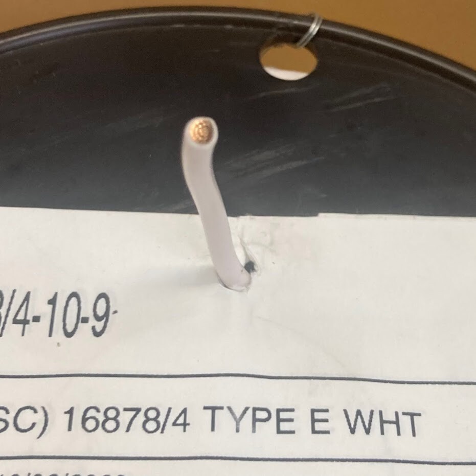 10 AWG M16878/4 (PTFE) Silver Plated Copper 10 FEET MIL TYPE E Stranded ...