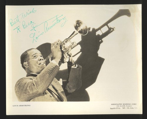 LOUIS ARMSTRONG Signed Autographed 8x10 Photo ~ JSA Authenticated | eBay