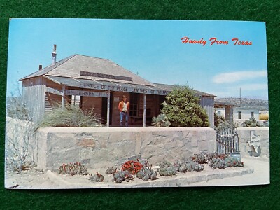 Howdy from Texas, Judge Bean Museum, Langtry, Texas Vintage Postcard | eBay