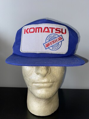 Vintage Komatsu Patch America’s K-Products Snapback Trucker Hat ...