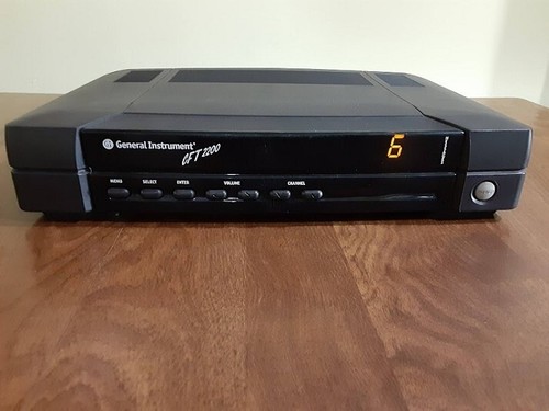 GENERAL INSTRUMENT CFT2200 BOX CABLE TV CONVERTER NO REMOTE CONTROL | eBay