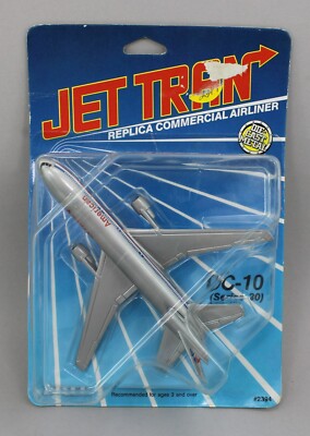 ERTL *JET TRAN* American Airlines DC-10 Commercial Airliner DIECAST ...