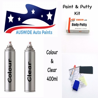 Volkswagen TOUCH UP SPRAY PAINT Y3 + CLEAR & PUTTY KIT | eBay Australia