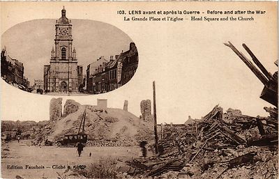 CPA Militaire, La Grande Place et l'Eglise (278736) | eBay