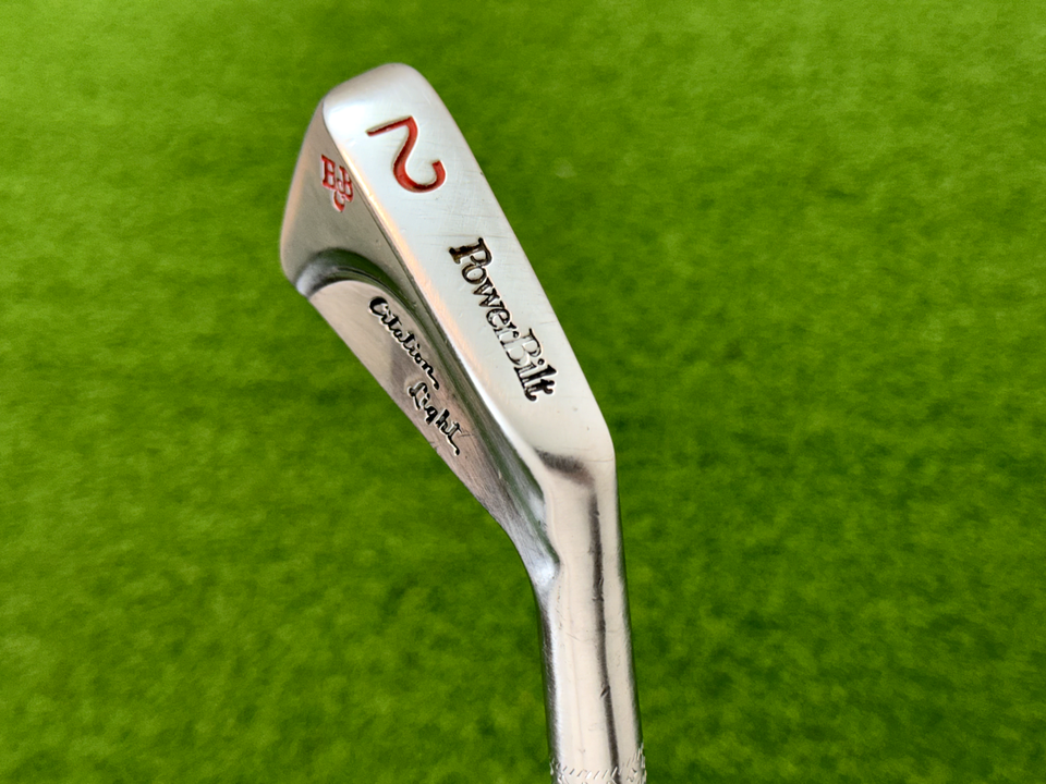 H&B PowerBilt Golf Citation Light (2) IRON Right Handed Steel Stiff ...
