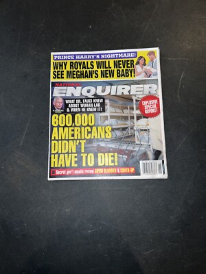 The National Enquirer Paper Magazine June 28 2021 Dr. Fauci Blunder ...