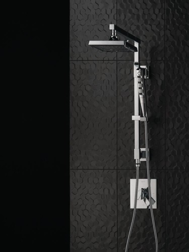 Delta Shower Column 18" Angular Lumicoat Chrome-Certified Refurbished ...