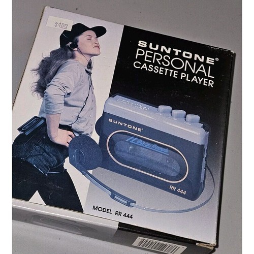 Vtg 1993 Suntone RR 444 Cassette Player W/Headphones NOS R1 | eBay