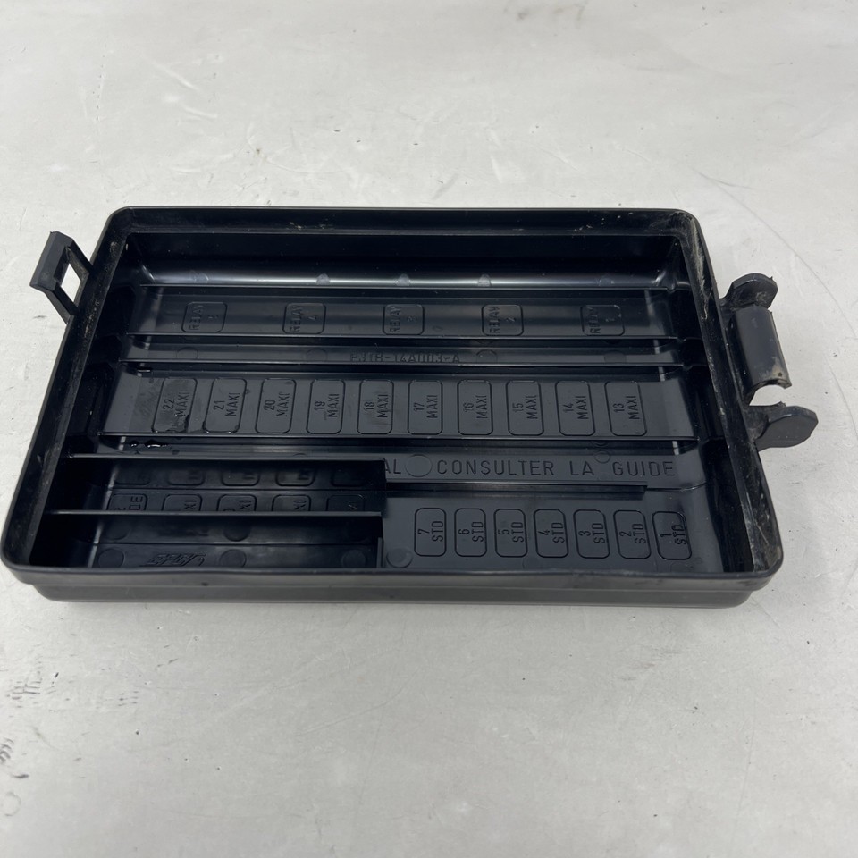 1992 - 1996 Ford F150 F250 F350 Engine Bay Fuse Box Cover Lid OEM | eBay