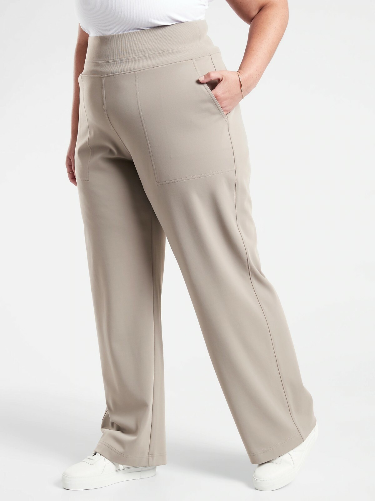 NWT Athleta Venice Wide Leg Pant, Bluff Grey SIZE 2X 2 X #982868 W0728 ...