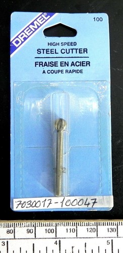 Carbide Metal Milling Tool Steel Fast To End/Tip Spherical Dremel #100 ...