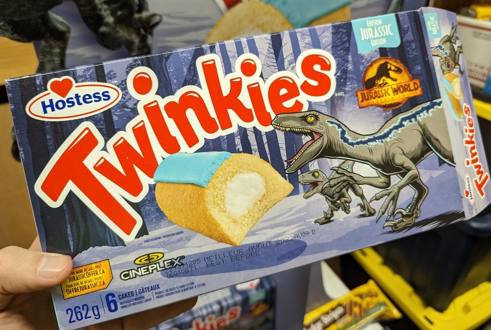Jurassic World Dominion Edition Hostess Twinkies Empty Display Box Rare ...