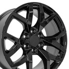 Set of SEM Gloss Black 22 inch Rims 6x139.7 Fit 84582671 Cadillac GMC ...