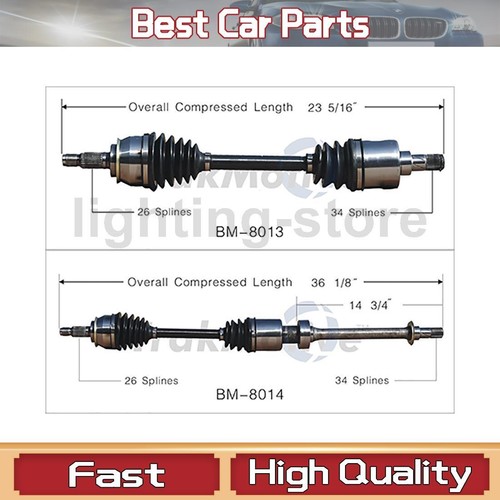CV Joint Front CV Axle Shaft For Mini Cooper 2009 2008 2007 2006 2005 ...