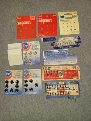 Vintage Snap Fasteners Lot | eBay