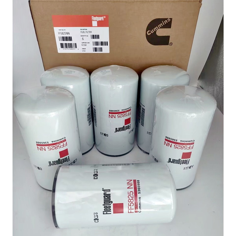 (6Pack) Replace For Fleetguard FF5825NN 5599456 Fuel Filter NanoNet X15 ...
