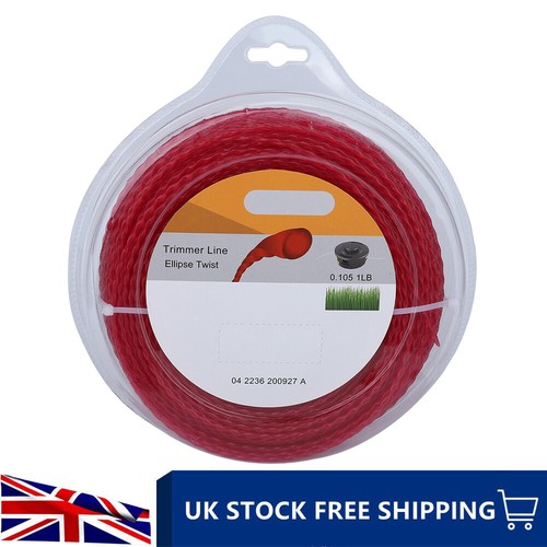 Strimmer Trimmer Line Heavy Duty Garden Grass Wire 2.7mm Round Twist ...