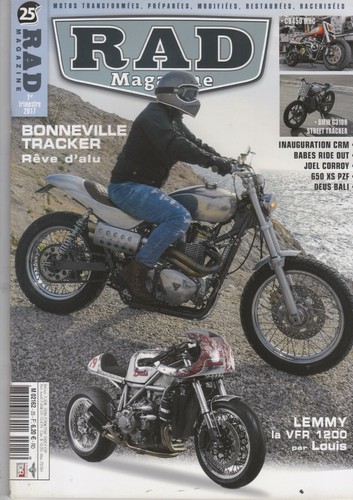 Rad magazine n° 25 - Magazine moto - Bonneville Tracker | eBay