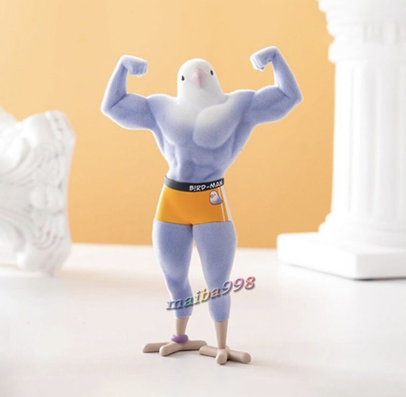 PLZDOT What The Bird Bird Man Mini Action Figure Designer Art Toy ...