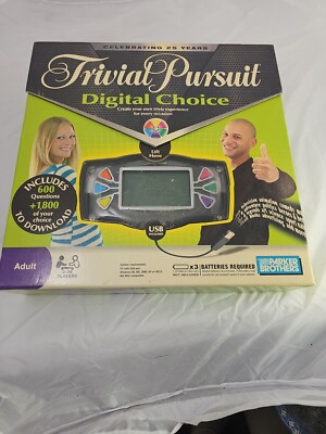Trivia Game Parker Brothers Trivial Pursuit Digital Choice Electronic ...