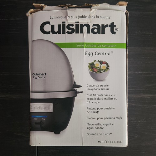 Cuisinart CEC-10 Egg Central Egg Cooker Poacher in Brushed Stainless ...