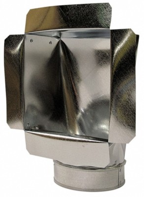 Made in USA Galvanized HVAC Duct Side Ceiling Box, 8" Diameter, 10" x ...