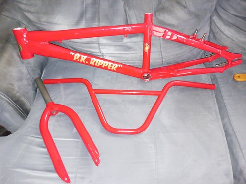 2009 SE PK Ripper XLP Custom Beutiful Red Frame, Fork , and Power Wings ...