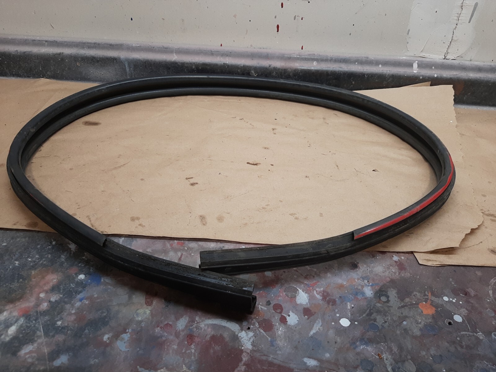 93-97 Honda Del Sol Rear Window Glass Seal Channel Run Weatherstripping ...